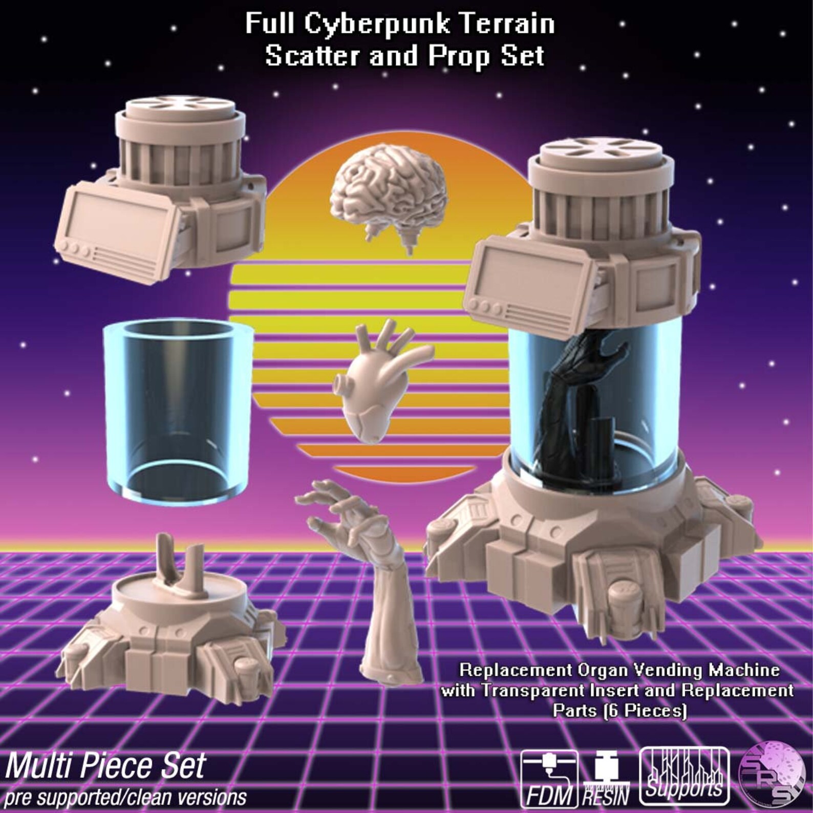 Cyberpunk Terrain - Shadowrun, Gamma World, Gridwars, Cy-borg ...