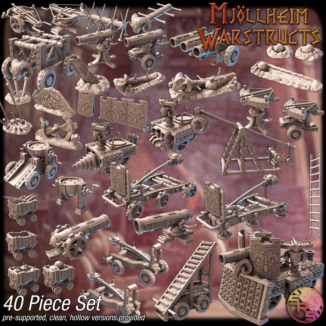 Dwarven Siege Engines | Ballistas, Cannons, Rams, Trebuchets ...