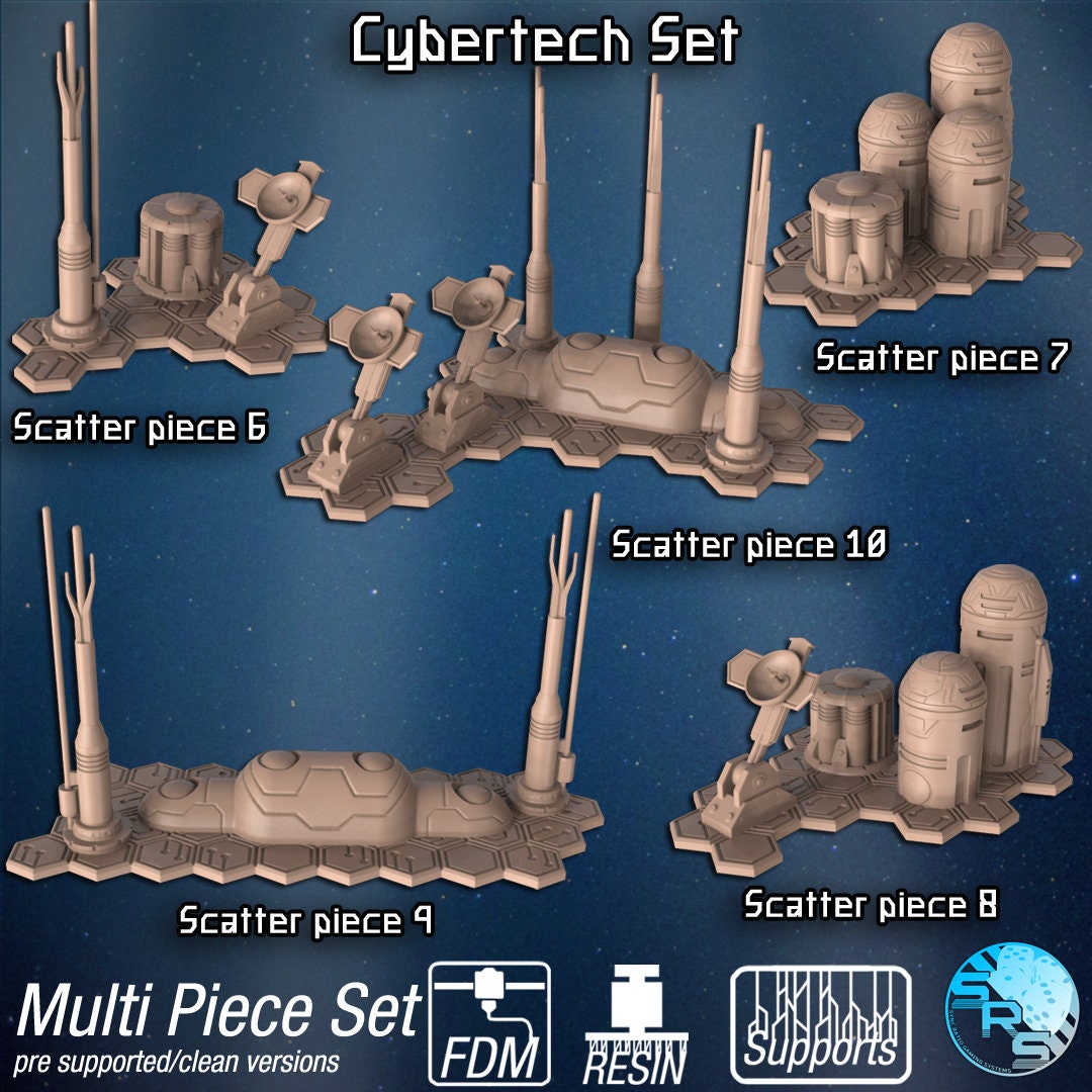 Cybertech Terrain Wargaming RPG Miniature Skirmish Games - Etsy