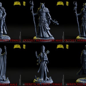 Mork Borg Faces of a Dying World Goblins Undead Priests - Etsy