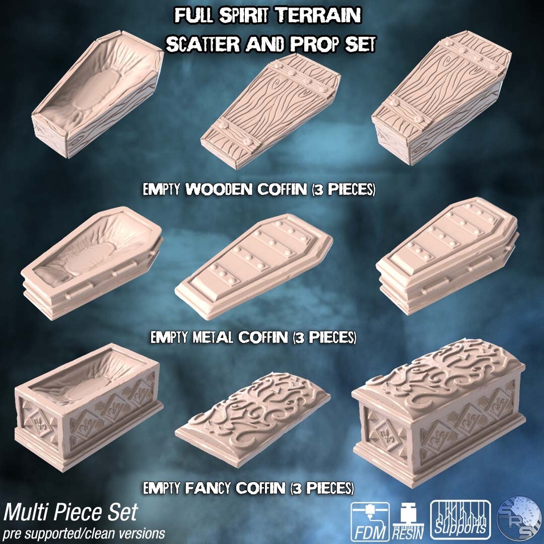 Spirit Terrain, Scatter, Scenery - Gravestone, Graveyard, Flames ...