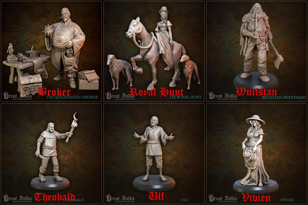Npcs Vol2 - Cities, Towns, Villages, Men, Women, Children, Non Player ...