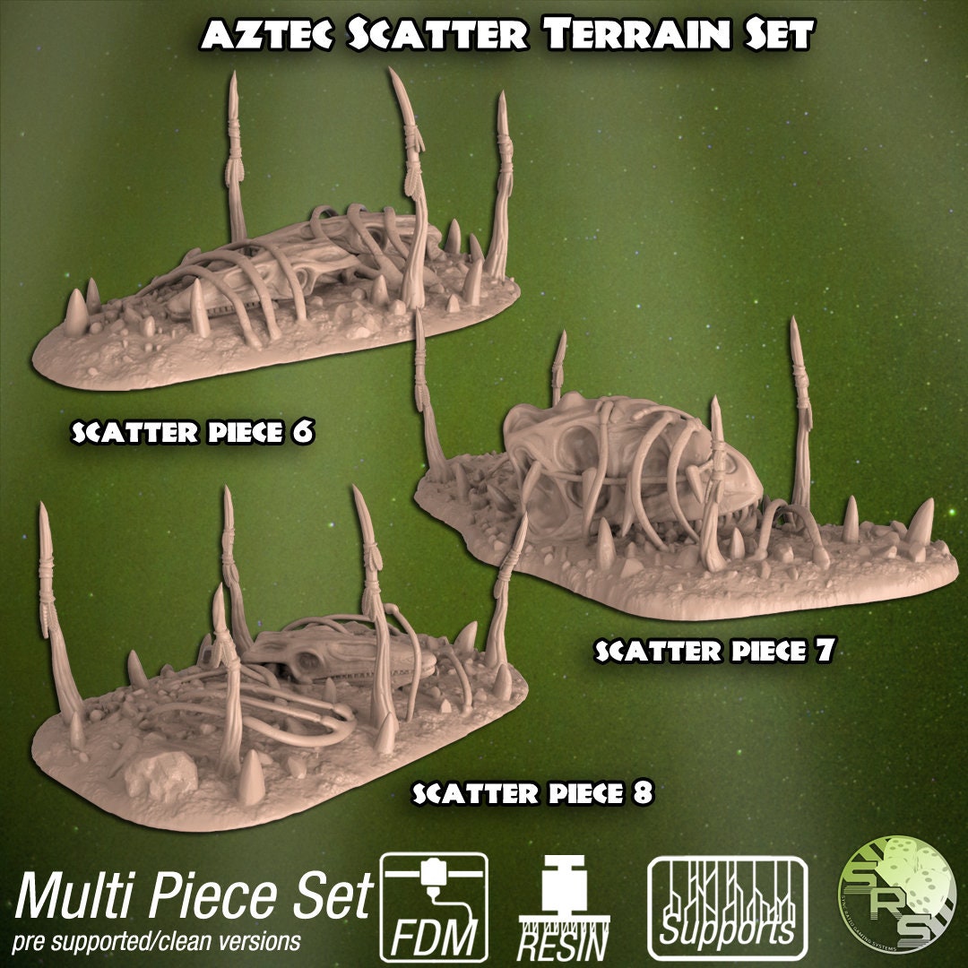 Aztec Terrain - Wargaming RPG Miniature Skirmish Games - Etsy