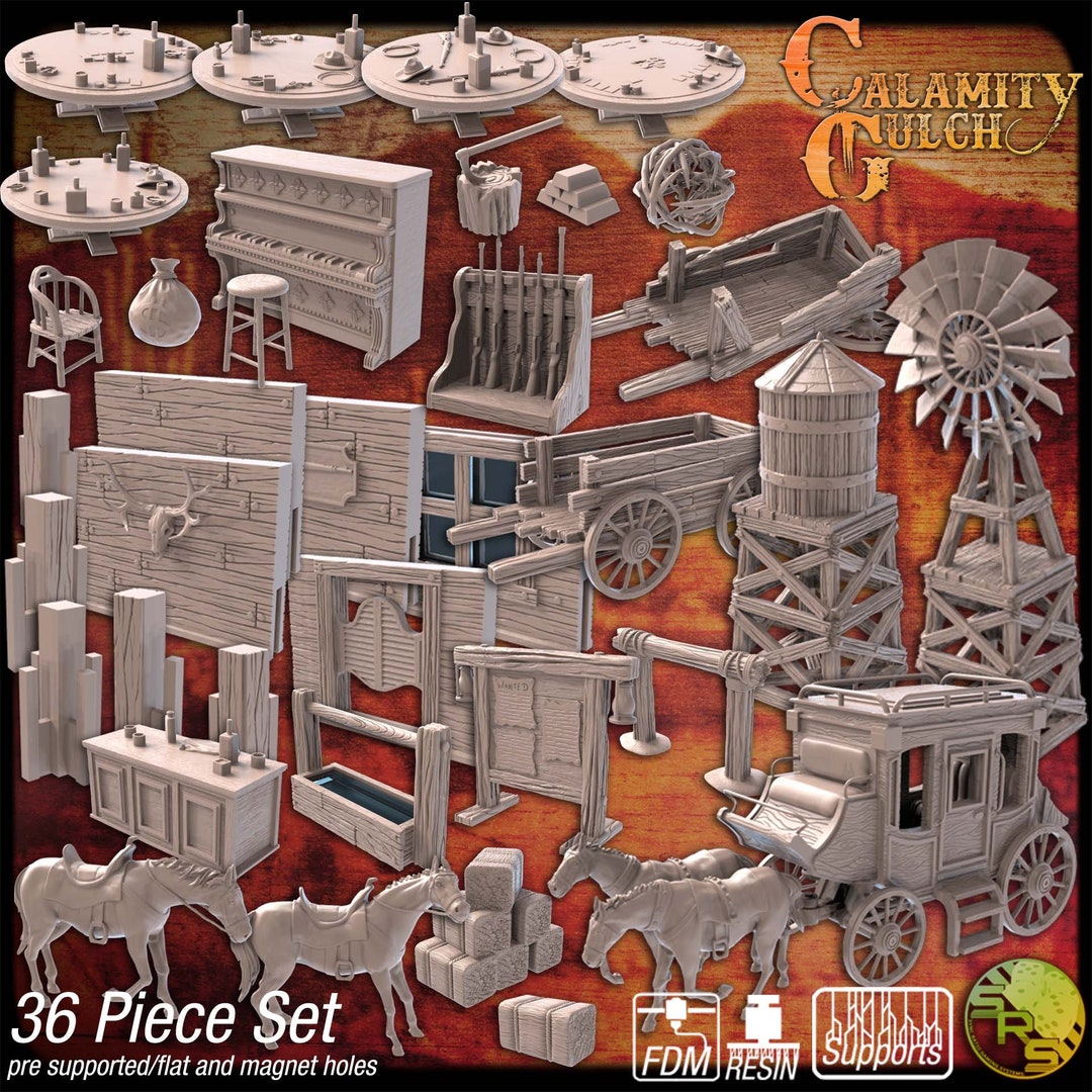 Western Terrain - Deadlands, Wild West Exodus (WWX) - Saloon ...