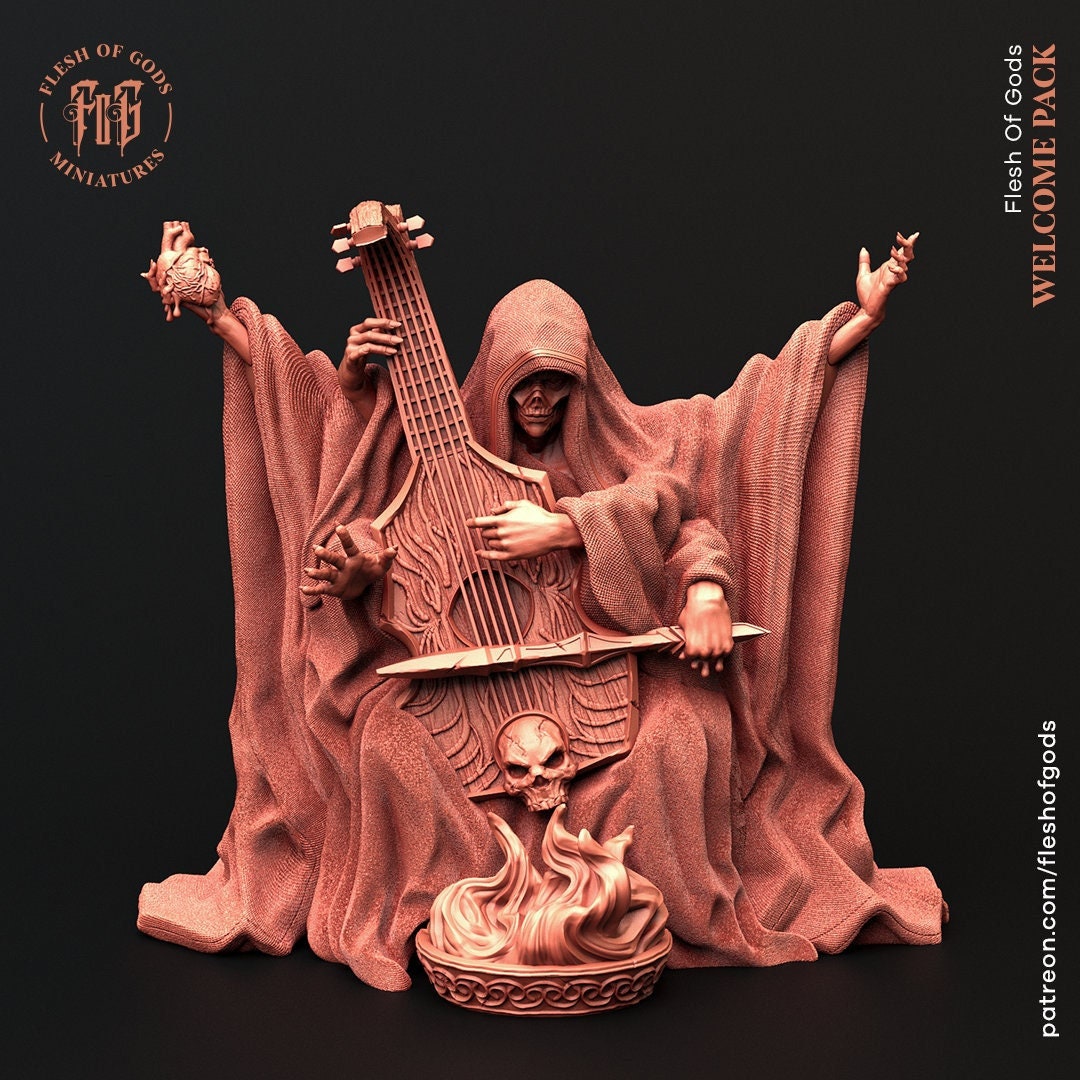The Ritualist Bard - Wargaming RPG Miniature Skirmish Games Terrain Fog ...