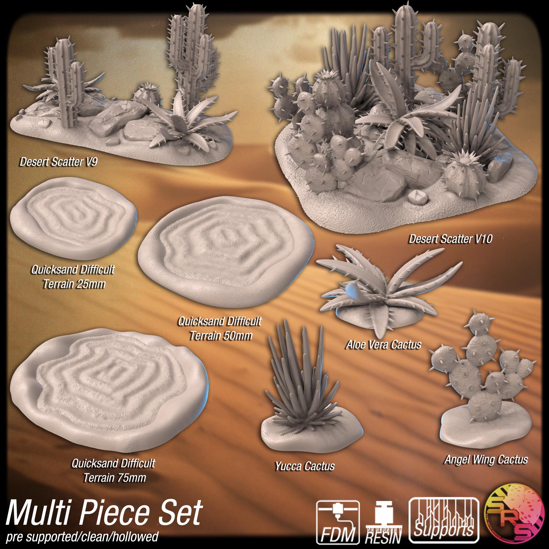 Desert Terrain - Dragon Bones, Tornado, Oasis, Tents, Sandstorm, Cactus ...