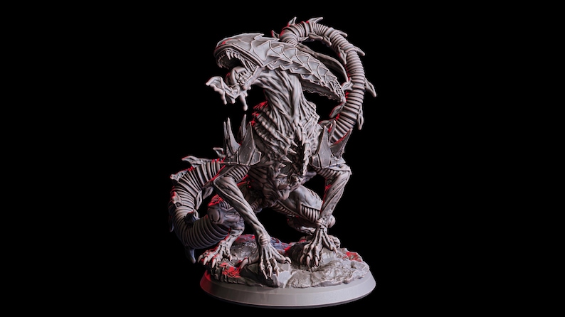 Spinereaper | 50mm Alien Creature Xenomorph Miniature | Necroforge Sci ...