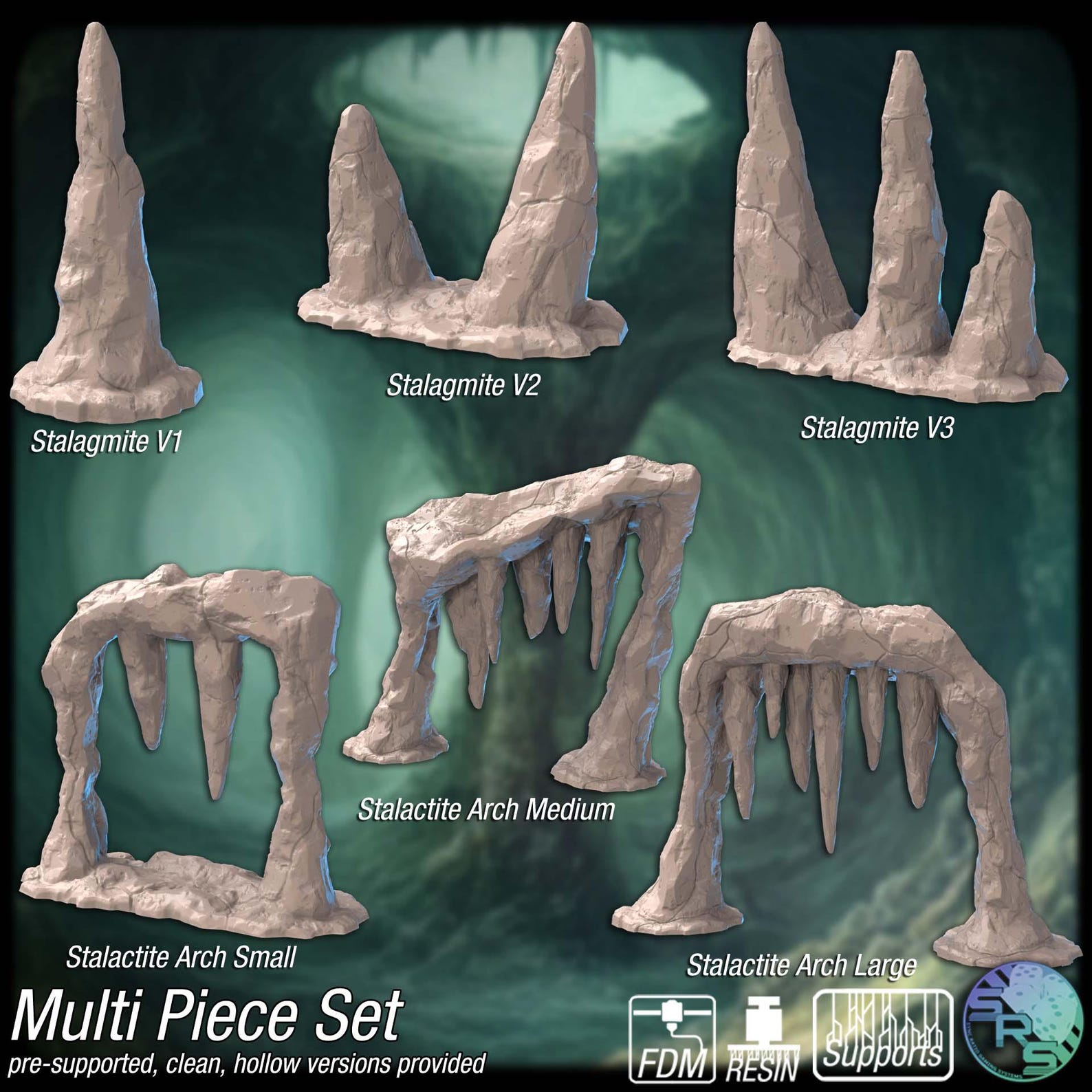 Underdark - Stalagmite, Stalactite, Fungi, Mushroom, Spider Eggs ...