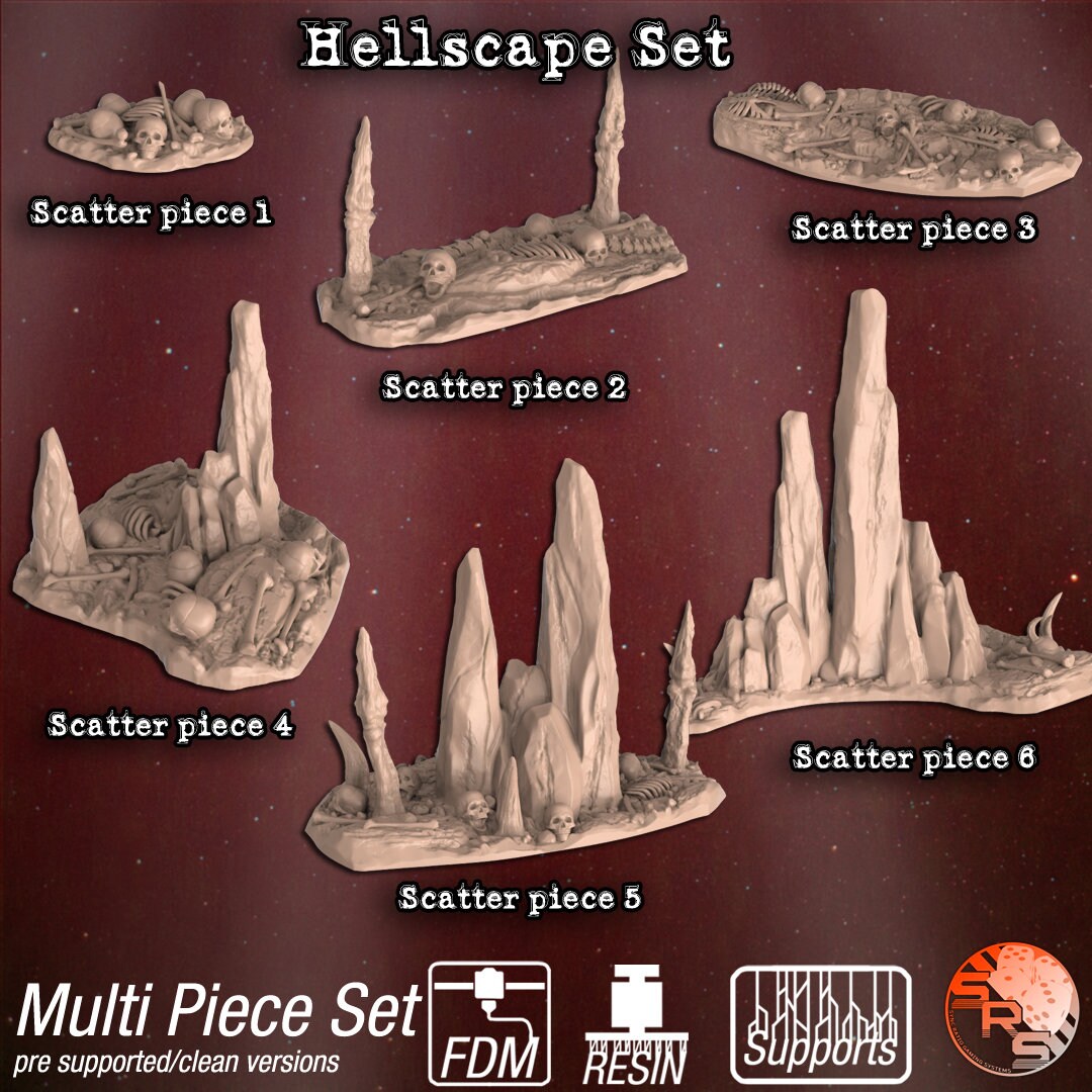 Hellscape Terrain Wargaming RPG Miniature Skirmish Games - Etsy