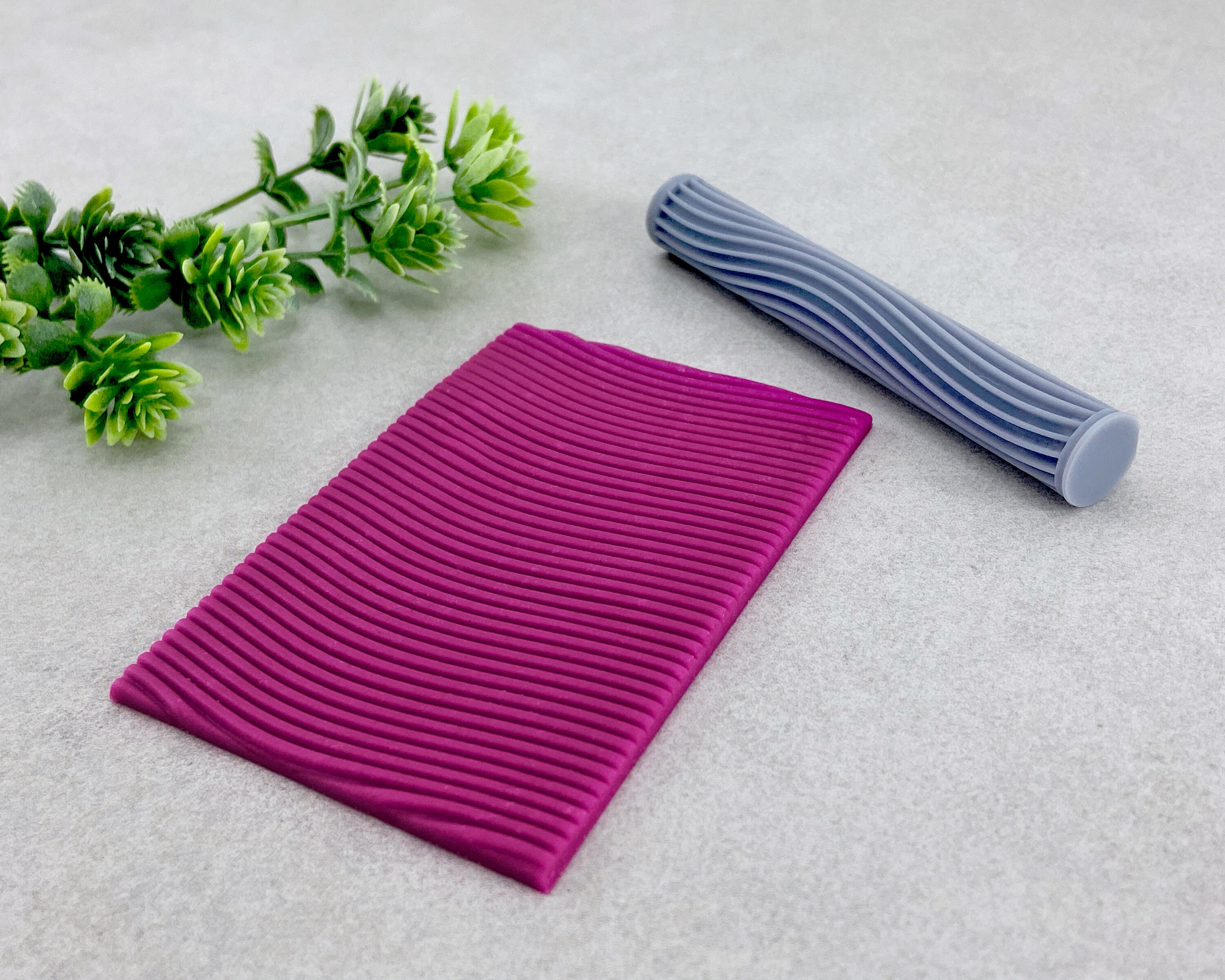 Craft Supplies & Tools Waves nature texture roller high quality texture ...