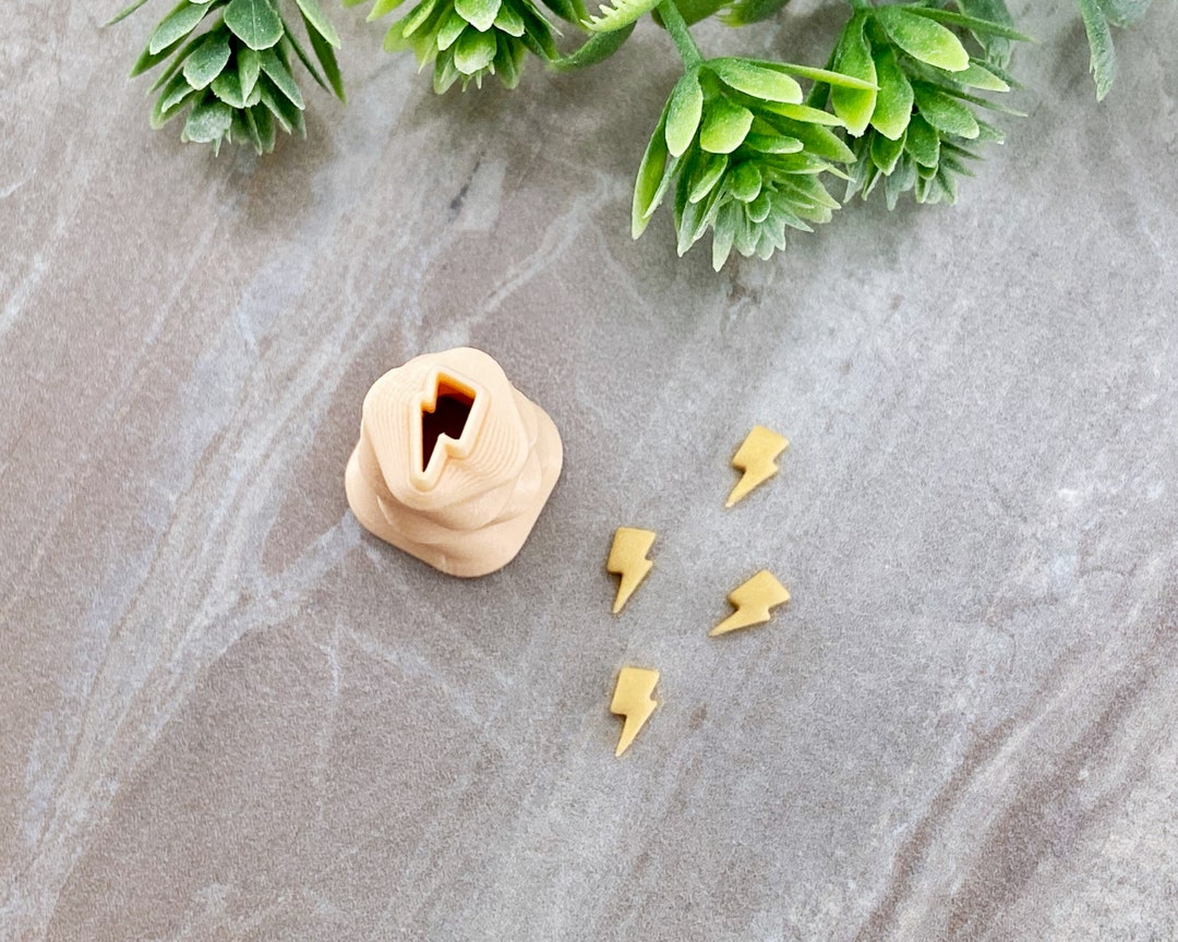 Lightning Bolt Micro Cutter, Lightning Micro Clay Cutter, Spring Clay ...