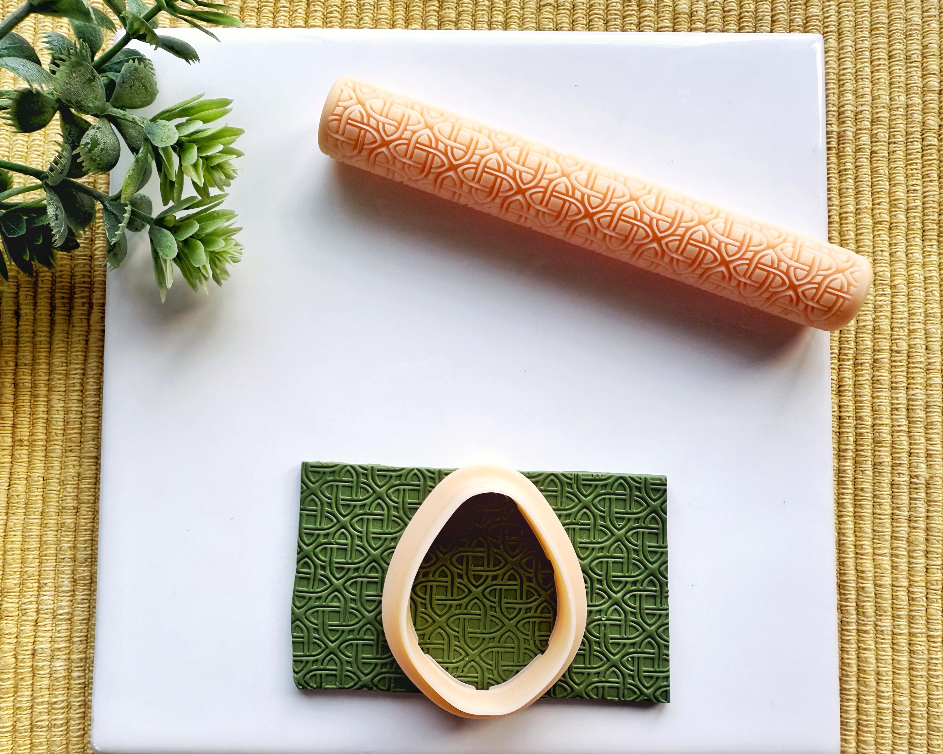 Celtic Knot Texture Roller for Polymer Clay – St. Patrick’s Day & Irish ...