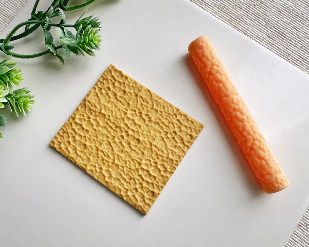 Hammered Metal Clay Texture Roller, Polymer Clay Texture Roller, Resin ...