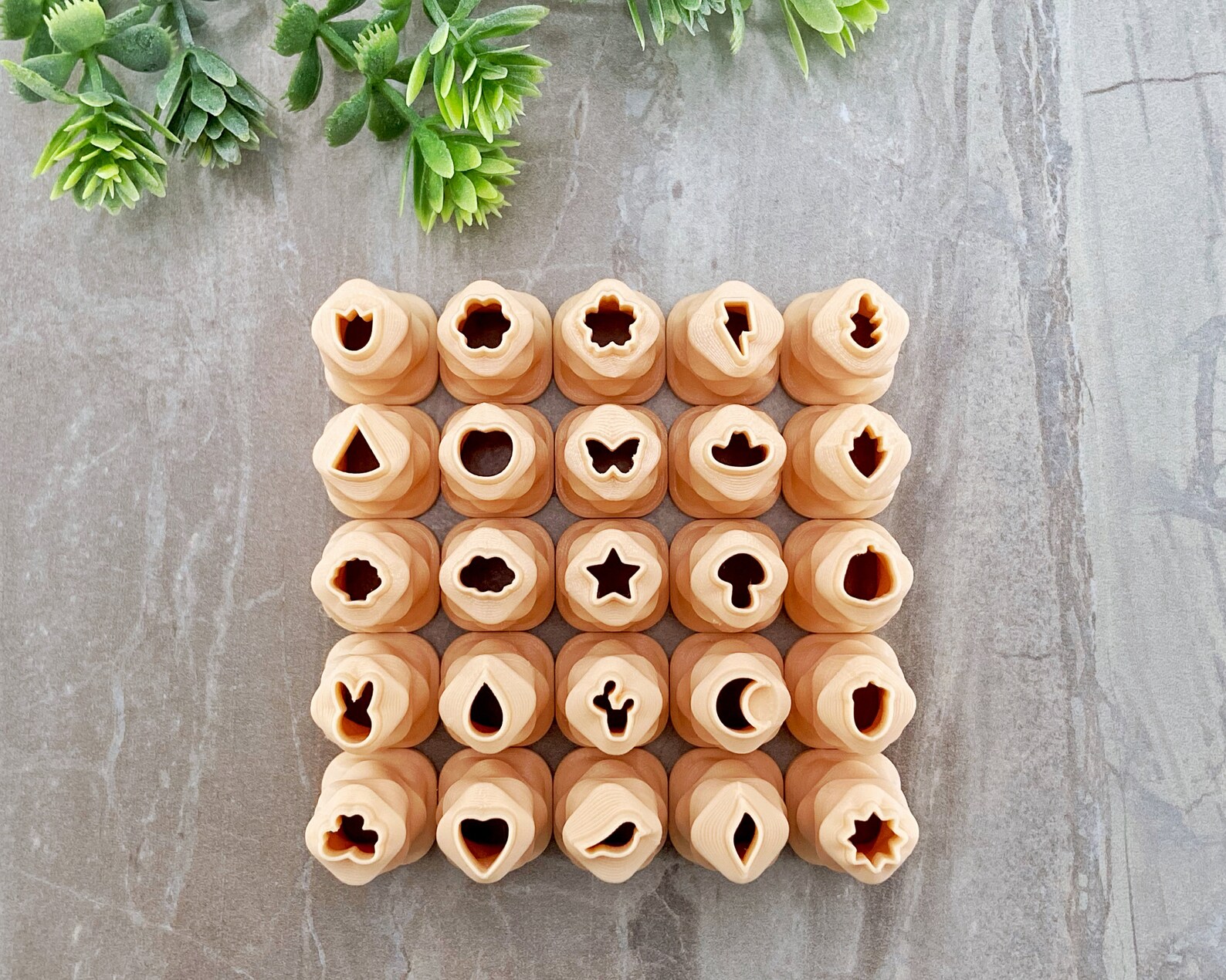 Micro Cutter Set of 25, Micro Clay Cutter Set, Flowers, Spring, Petal ...