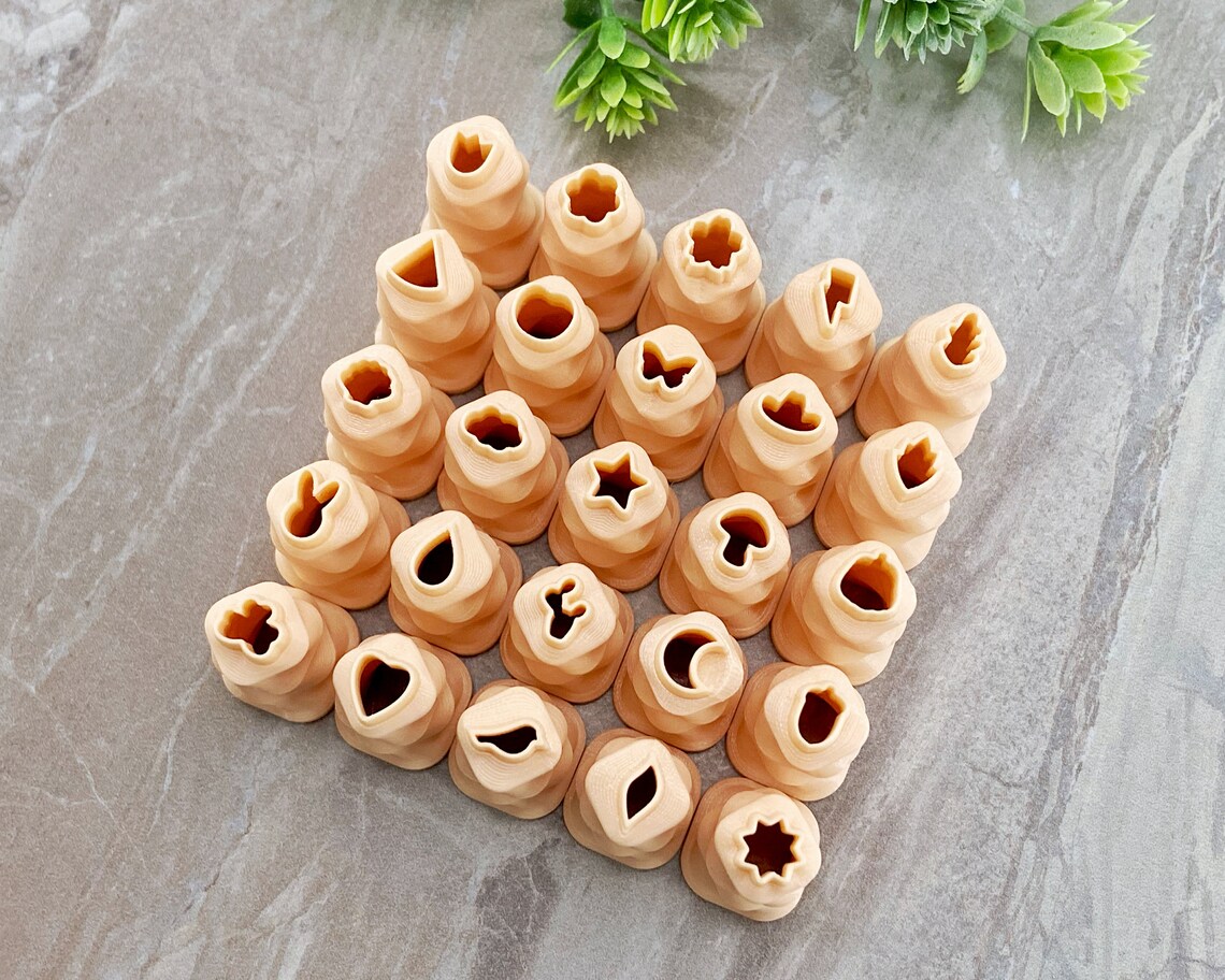 Micro Cutter Set of 25, Micro Clay Cutter Set, Flowers, Spring, Petal ...