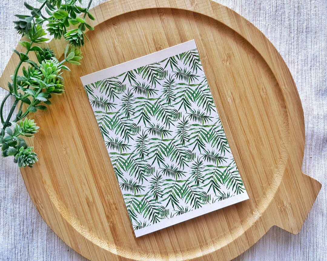 Tropical Leaves Summer Clay Transfer Sheet, Water Soluble Transfer ...