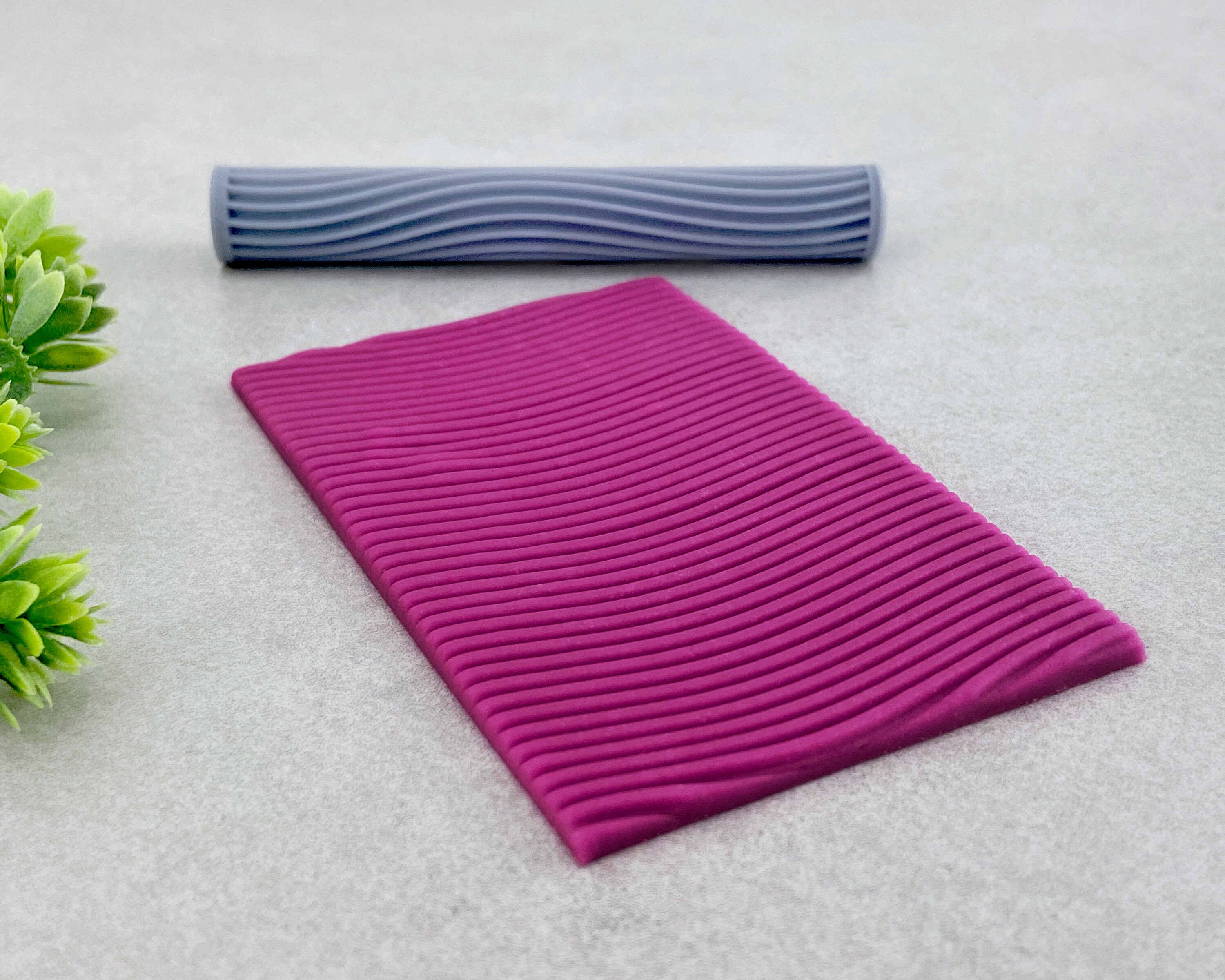 Craft Supplies & Tools Waves nature texture roller high quality texture ...