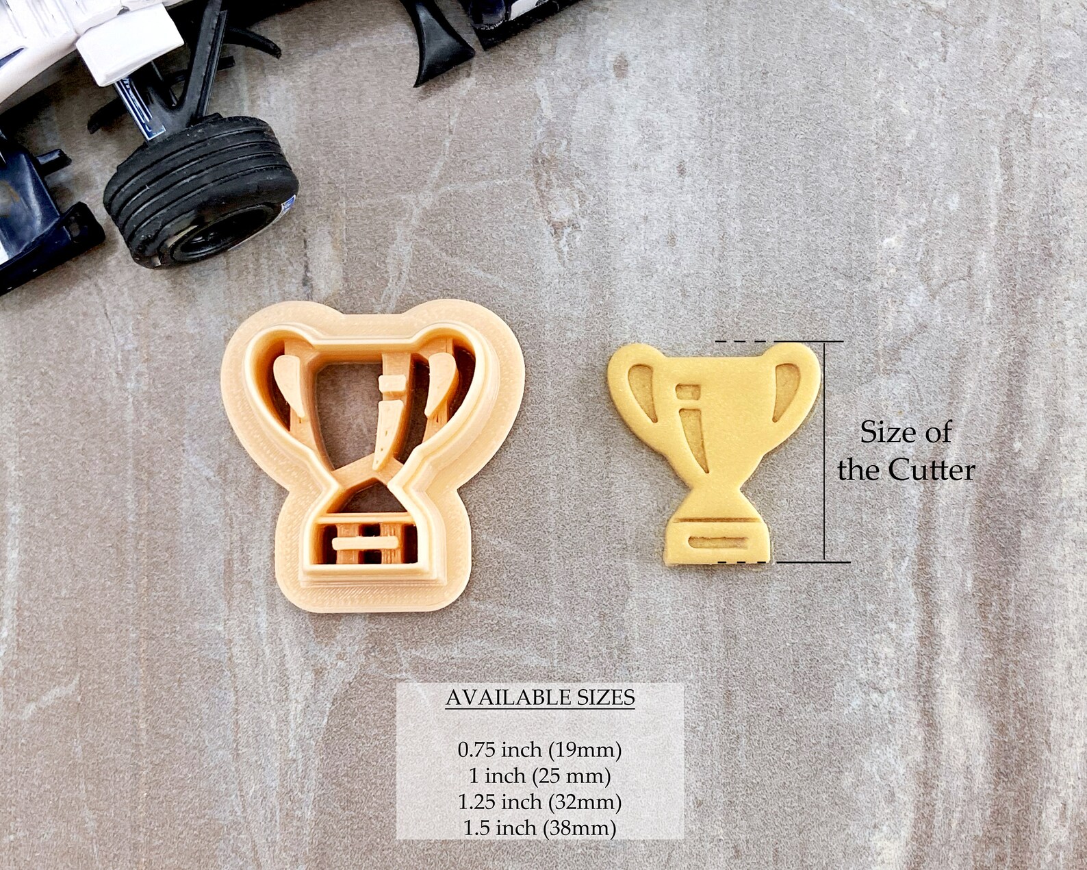 Racing Trophy Clay Cutter Polymer Clay Cutter for Earrings - Etsy