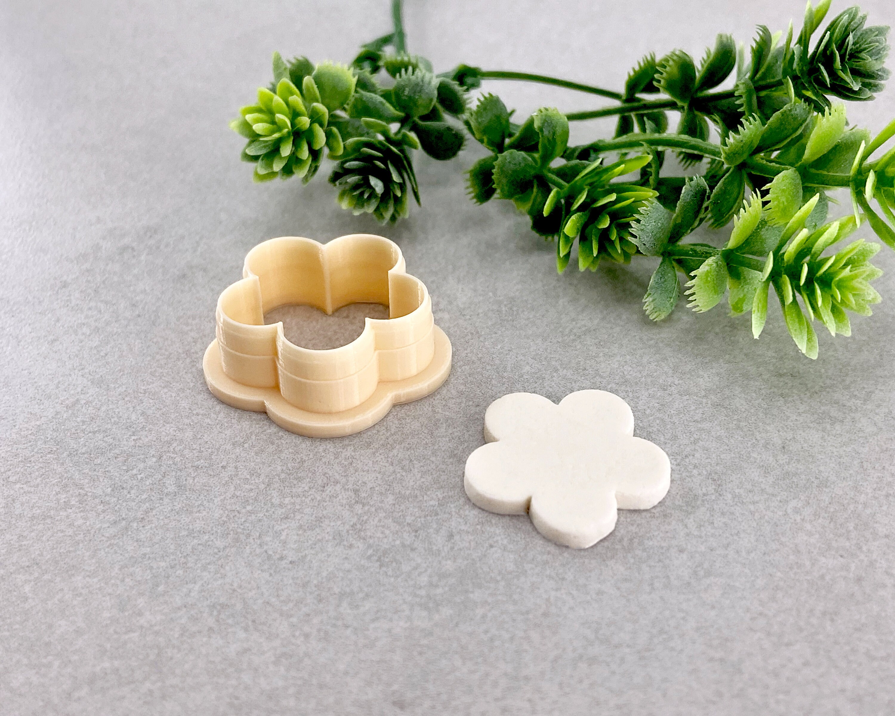 Daisy Clay Cutter, 5 Petal Flower Polymer Clay Cutter, Floral Earring ...