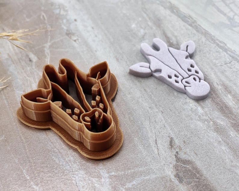 Giraffe Clay Cutter Animal Shape Polymer Clay Cutter Cookie - Etsy