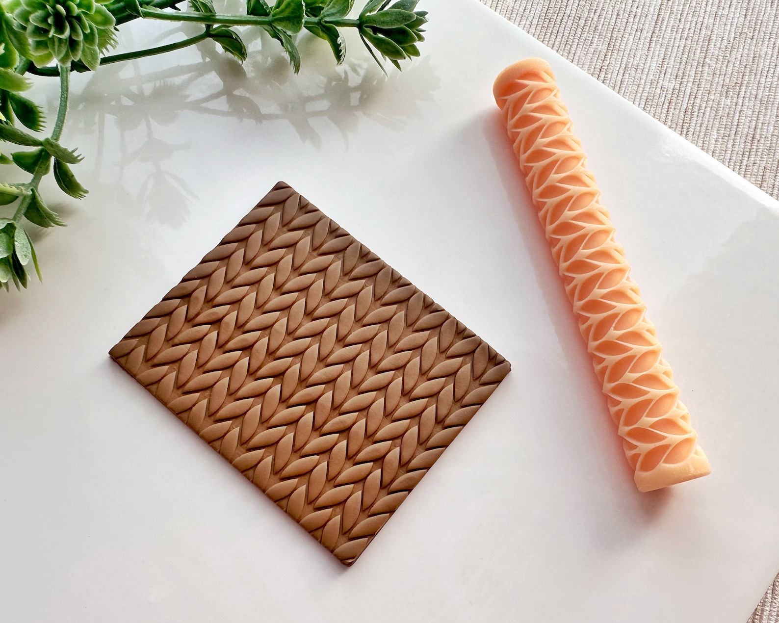 Knitted Sweater Clay Texture Roller Winter Polymer Clay - Etsy