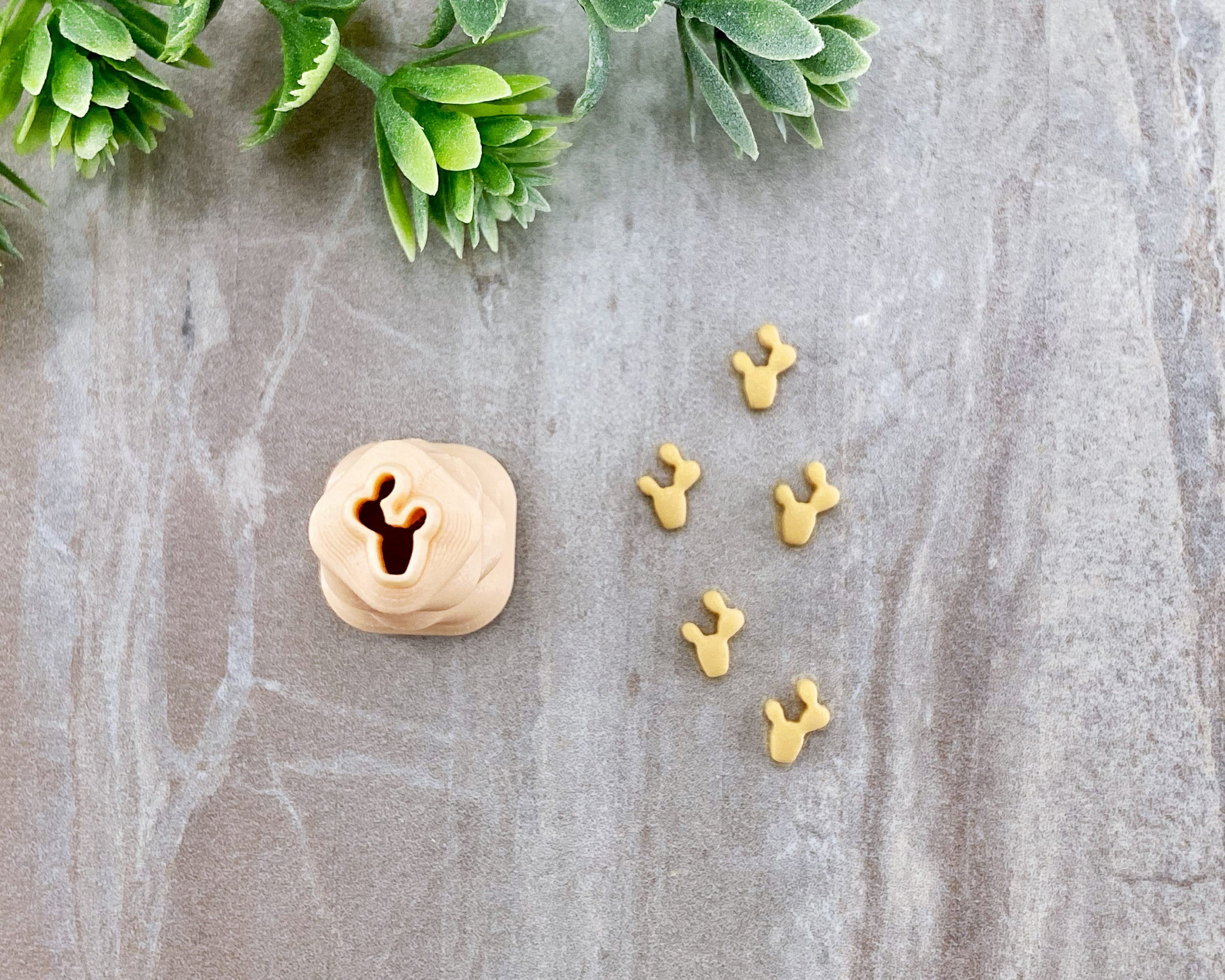 Cactus Micro Cutter Boho Cactus Micro Clay Cutter Spring - Etsy