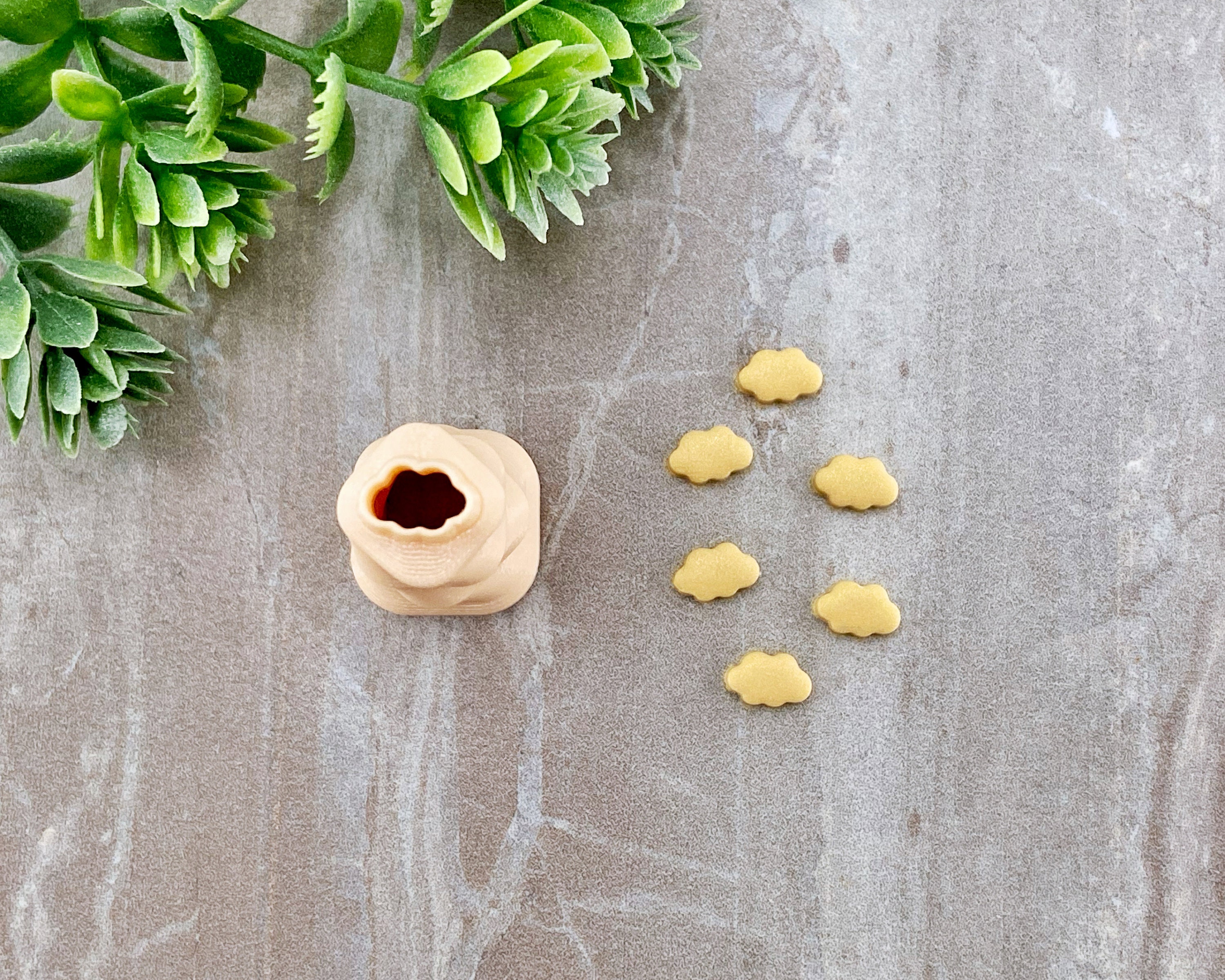 Cloud Micro Cutter Scalloped Cloud Micro Clay Cutter Sky - Etsy