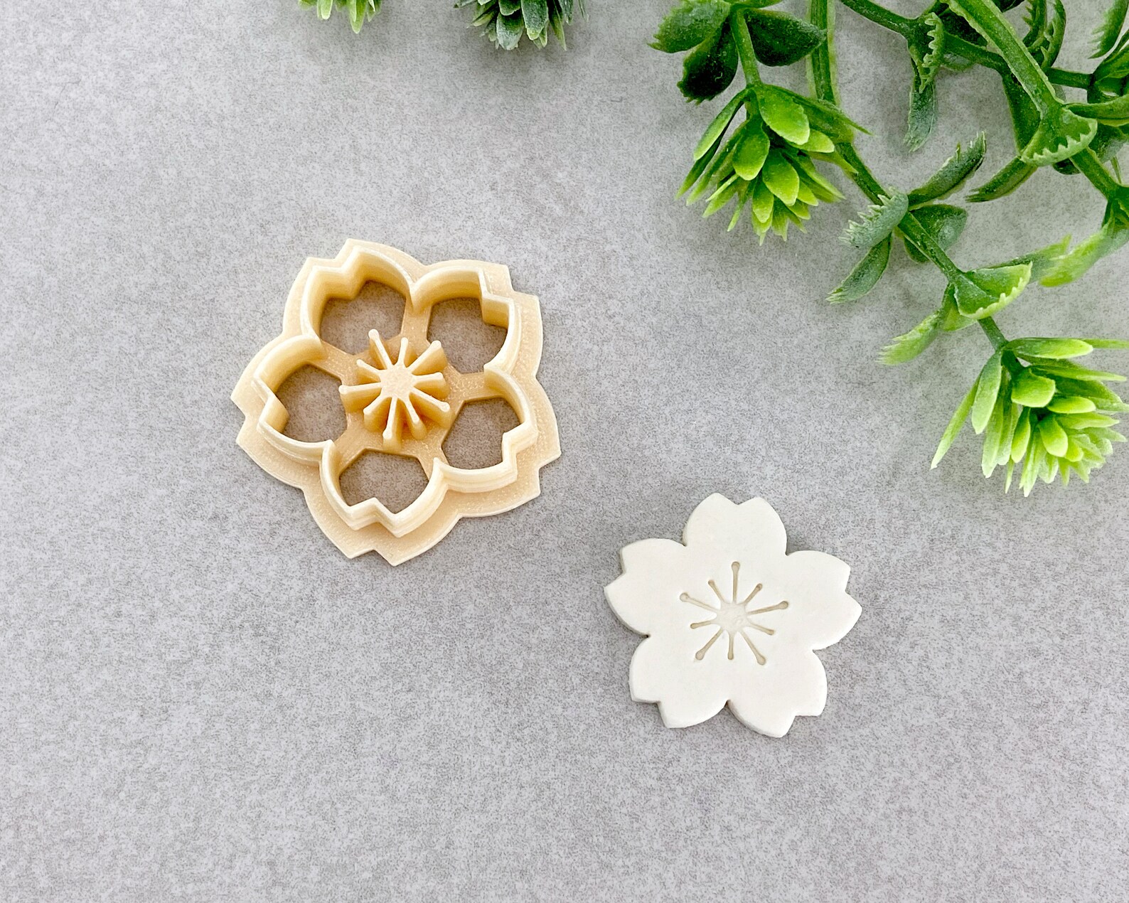 Sakura Flower Spring Clay Cutter Floral Cherry Blossom - Etsy