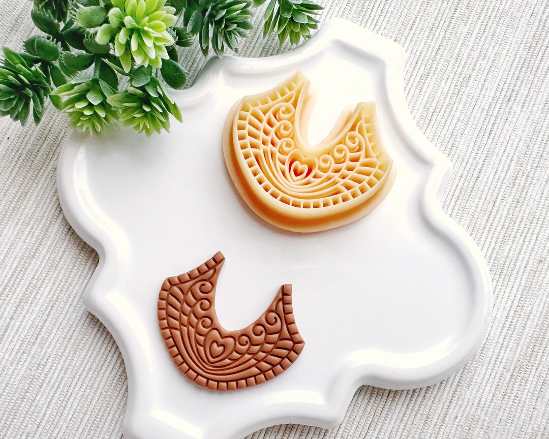 Embossing Ornate Dangle Clay Cutter, Embossing Polymer Clay Cutter ...