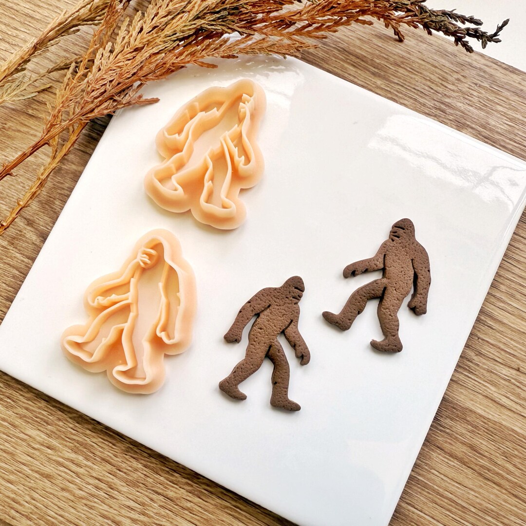 Bigfoot Clay Cutter: Sasquatch Earring Tool - Halloween 2025 - Etsy