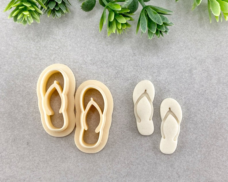 Flip-flop Summer Clay Cutter Sandals Summer Polymer Clay | Etsy
