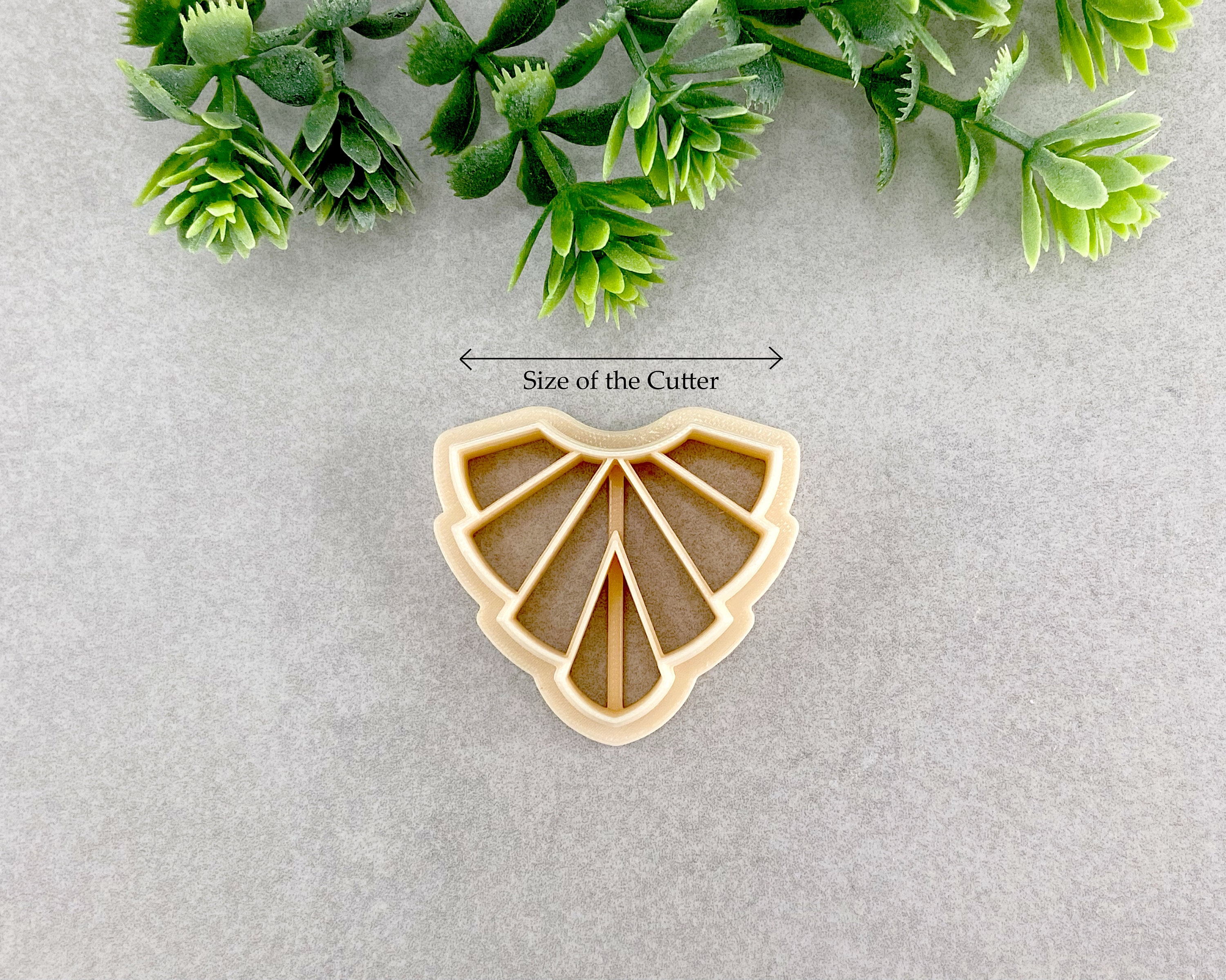 Art Deco Fan Clay Cutter, Polymer Clay Dangle Earrings Cutter, Cookie ...
