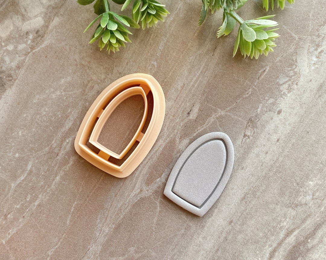 Modular Shield Clay Cutter Set, Arched Border and Outline Jewelry Tools ...