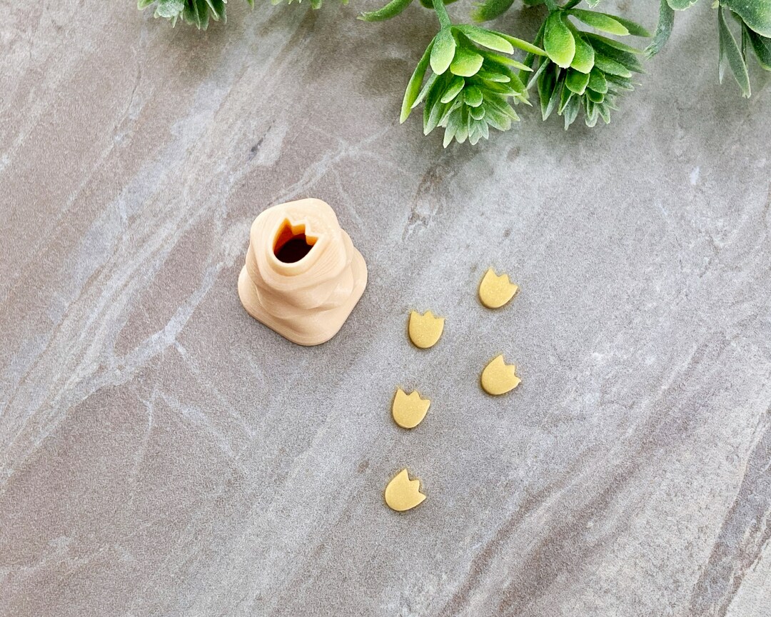 Tulip Micro Cutter, Tulip Micro Clay Cutter, Spring Clay Cutter, Mini ...