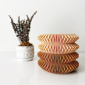 Mid-century Modern Coaster - 3D Printed Stackable Drink Coasters ...
