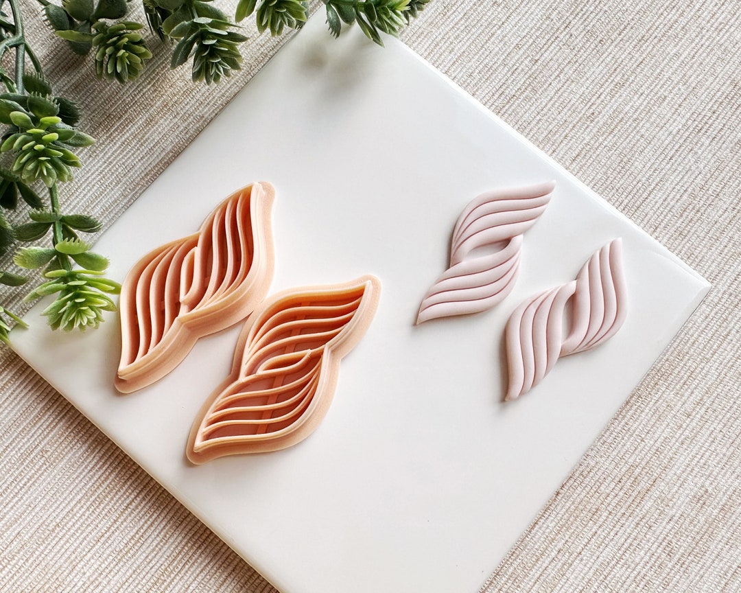 Twisting Hourglass Spring Clay Cutter, Embossing Polymer Clay Cutter ...
