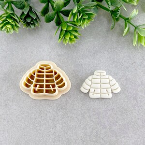 Puffer Jacket Clay Cutter, Embossed Winter Coat Fashion Jewelry Tool - Etsy
