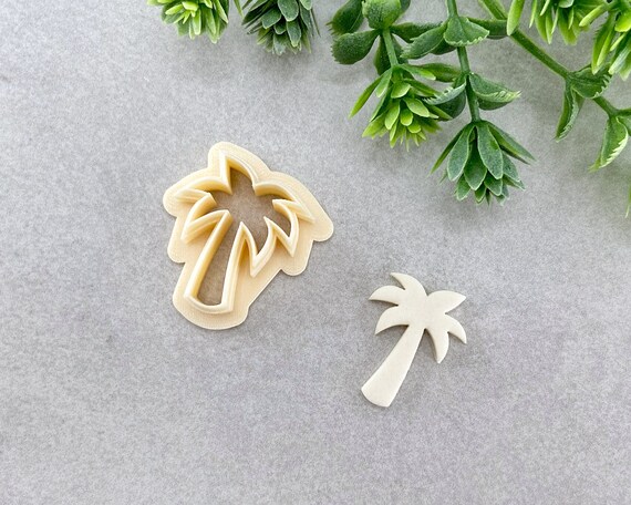 Palm Tree Summer Clay Cutter Palm Summer Polymer Clay Cutter - Etsy