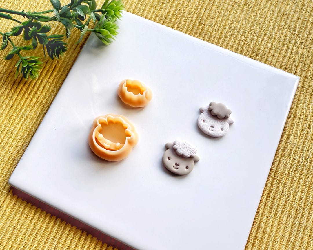 Kawaii Lamb Clay Cutter Set: Easter Sheep Jewelry Tool - Etsy