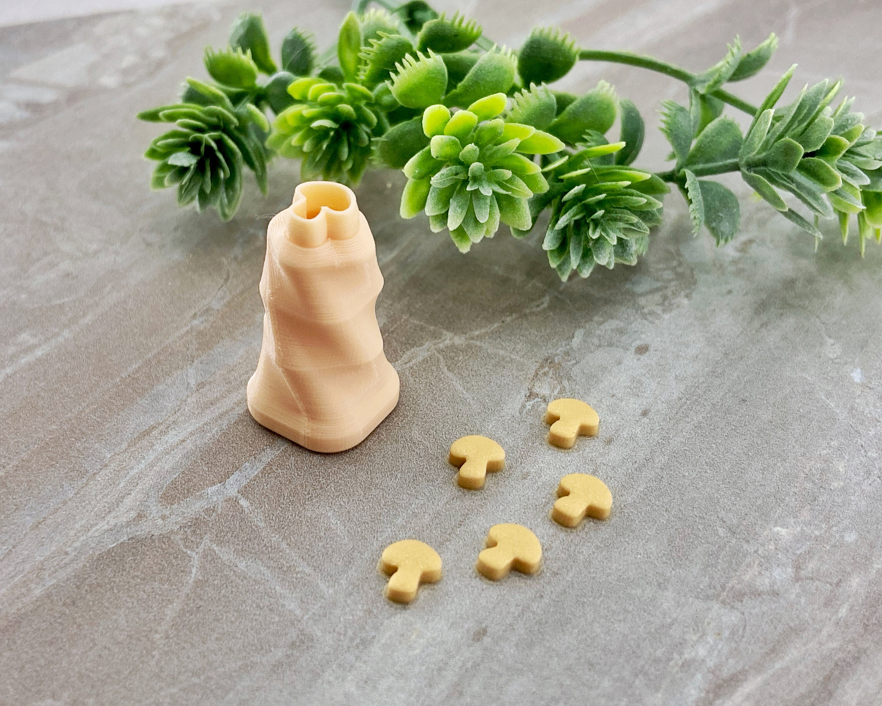 Mushroom Micro Cutter Mushroom Micro Clay Cutter Spring Clay - Etsy