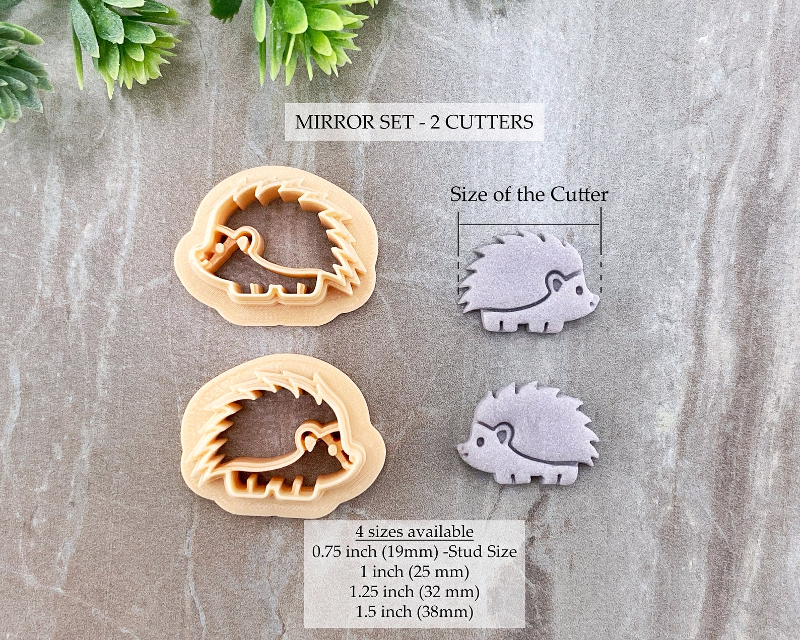 Hedgehog Polymer Clay Cutter, Sharp Bio-resin Embossing Porcupine Tool ...