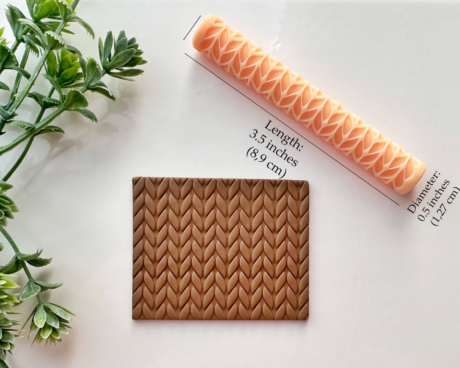 Knitted Sweater Clay Texture Roller Winter Polymer Clay - Etsy