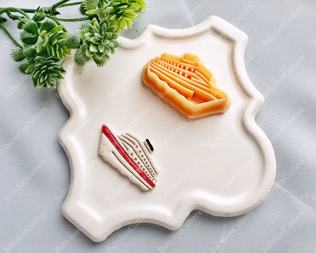 Cruise Ship Clay Cutter | Summer Polymer Clay Cutter for Earrings and ...