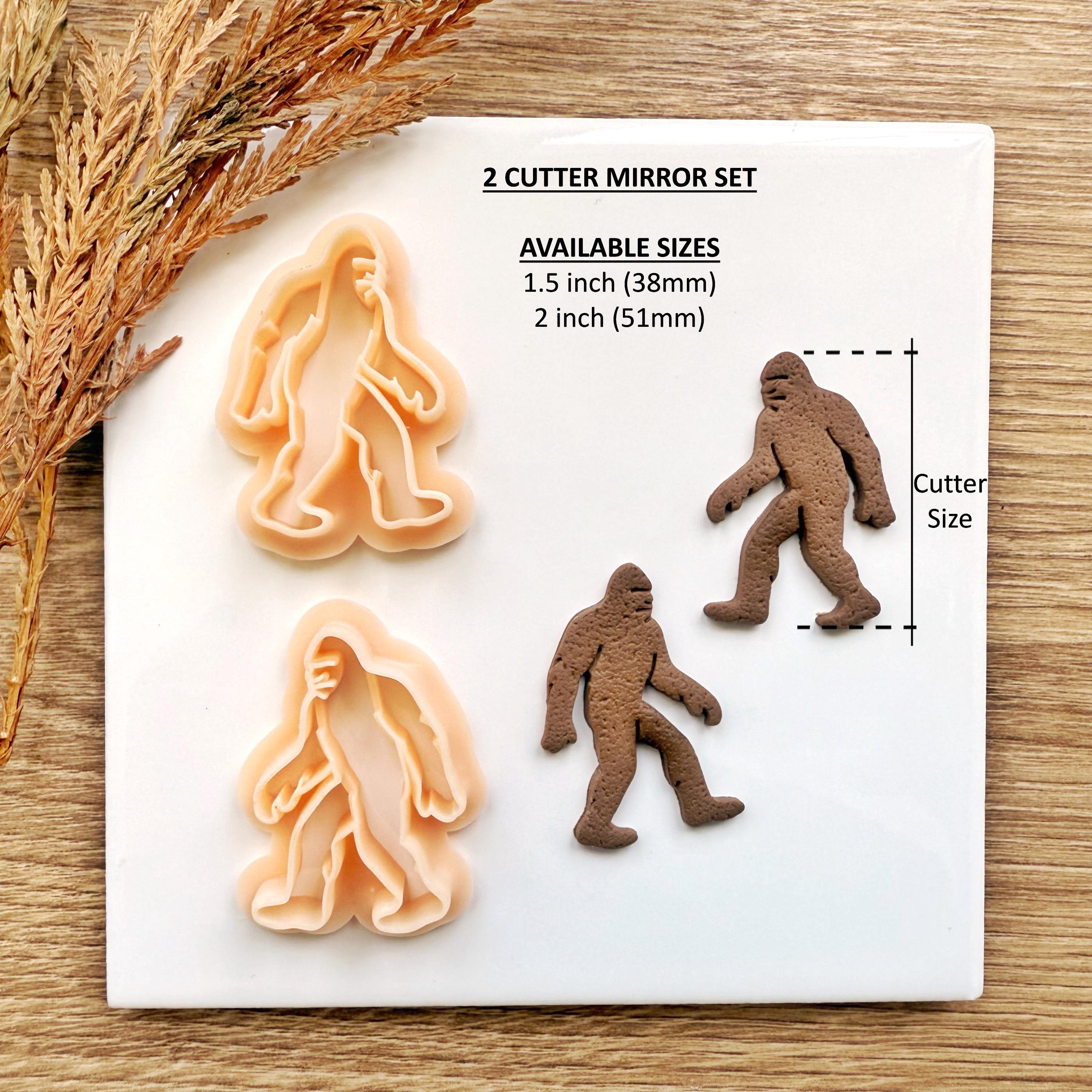 Bigfoot Clay Cutter: Sasquatch Earring Tool - Halloween 2025 - Etsy
