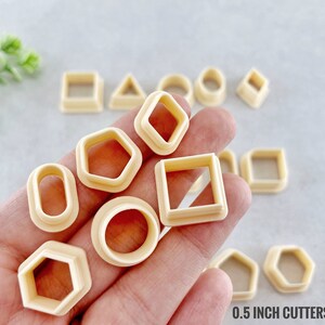 Basic Shapes Clay Cutters, Geometric Shapes Polymer Clay Cutter, Basic ...