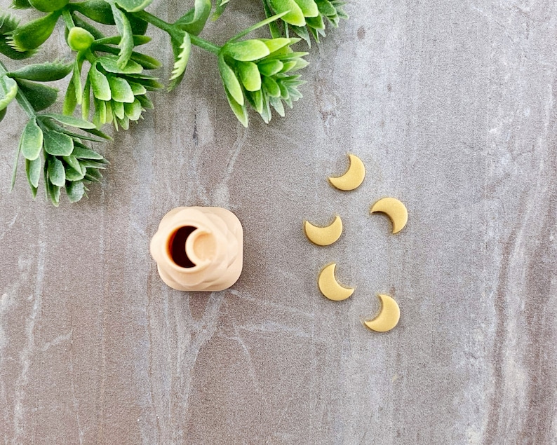 Moon Micro Cutter Crescent Moon Micro Clay Cutter Sky Clay - Etsy