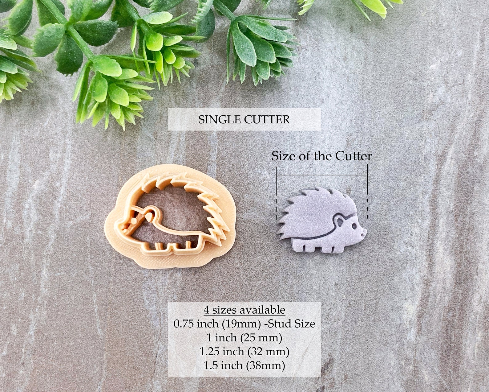Hedgehog Polymer Clay Cutter, Sharp Bio-resin Embossing Porcupine Tool ...