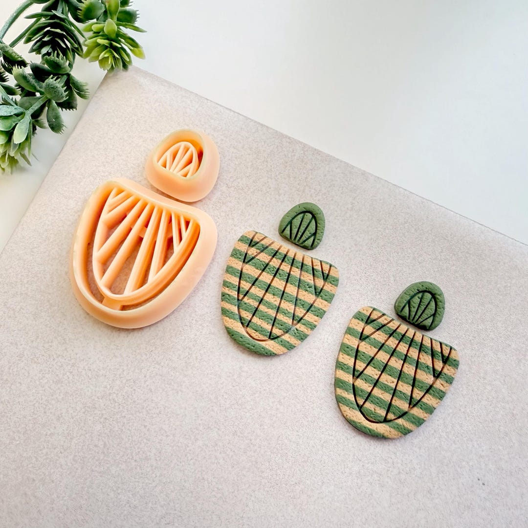 Sunburst Fan Clay Cutter Set: Resin Polymer Clay Tool - Etsy