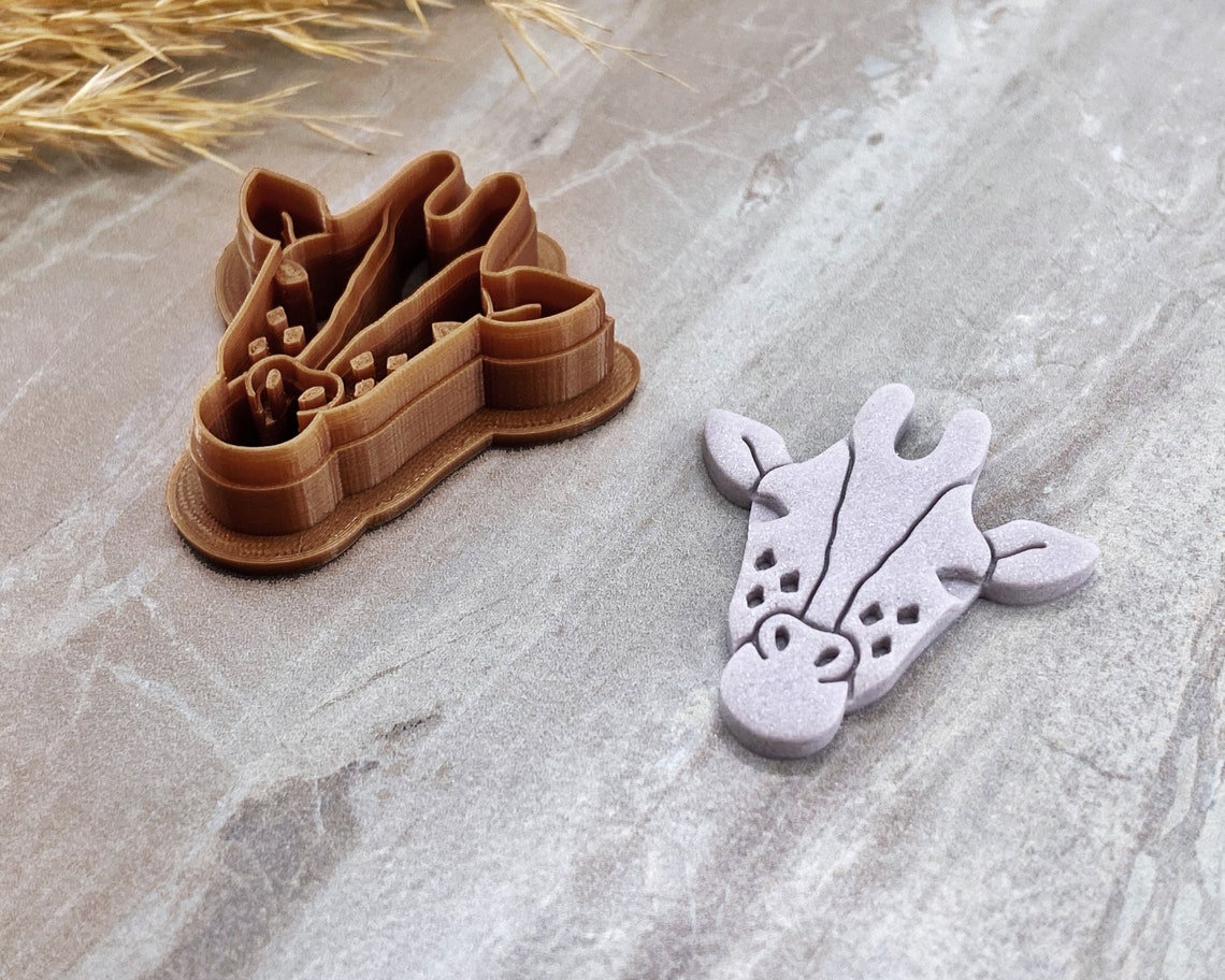 Giraffe Clay Cutter Animal Shape Polymer Clay Cutter Cookie - Etsy