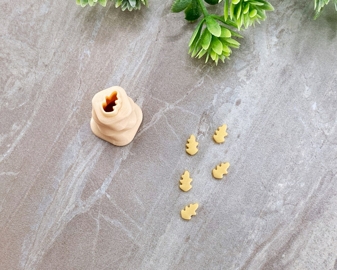 Oak Leaf Micro Cutter, Oak Leaf Fall Micro Clay Cutter, Micro Flower ...